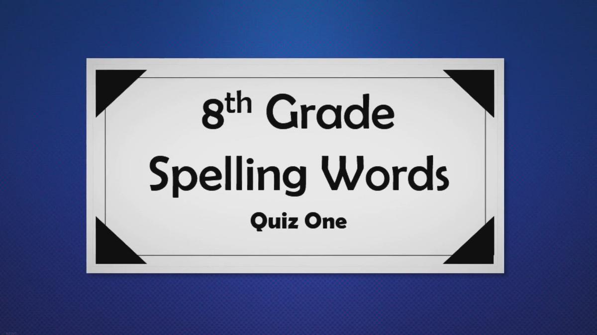 8th Grade Spelling Words 8th-grade-spelling-words