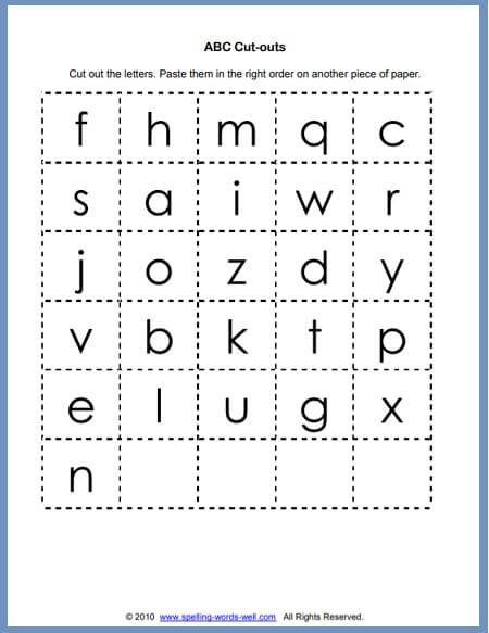 Alphabet Letters To Cut And Paste - Infoupdate.org Alphabet Letters To Cut And Paste - Infoupdate.org