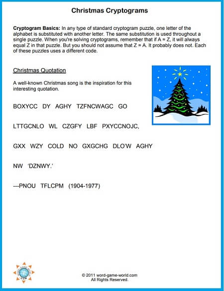 Printable Christmas Brain Teasers For Some Challenging Holiday Fun 