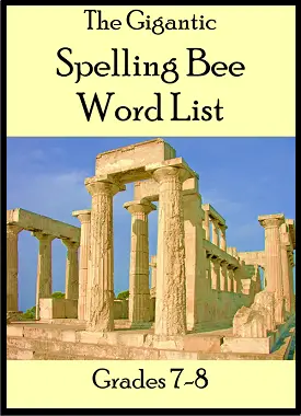 Hard Spelling Bee Words & Meanings