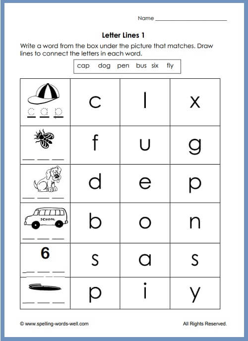 Free Kindergarten Printable Worksheets Make Learning Fun!